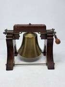 Vintage Brass Desktop Bell - BidSells