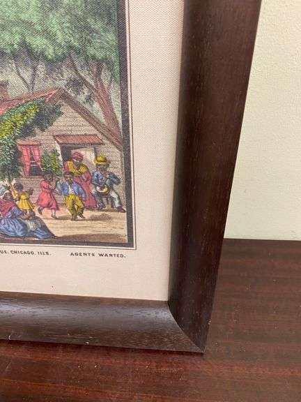 Joseph Hoover "Heroes of the Colored Race" Print and Framed ...