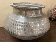Hammered Aluminum Deg Pot - BidSells