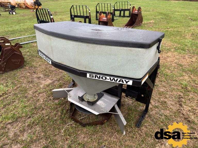 Sno-Way Hydraulic Salt Spreader Skid Loader Attachment - Don Smock ...