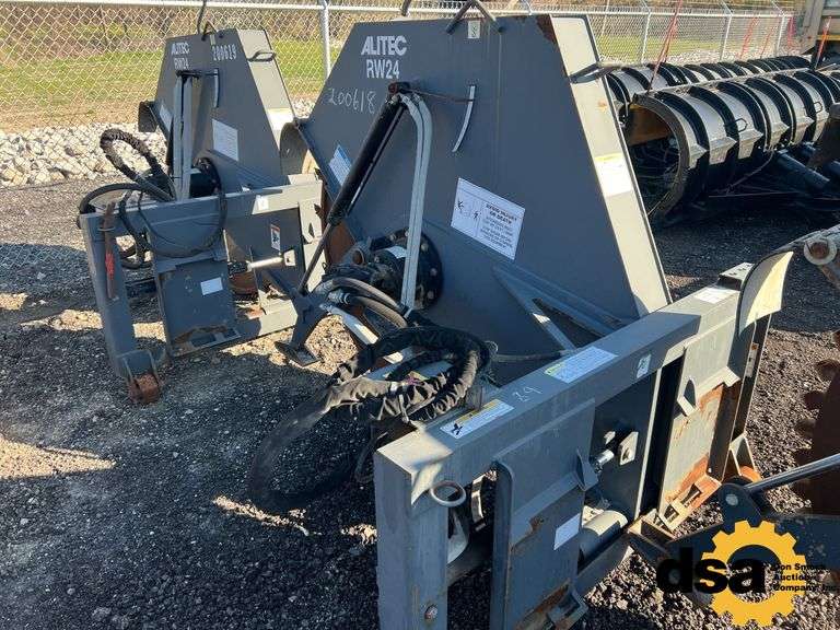 Alitec RW24 Skid Loader Earth Saw - Don Smock Auction Company