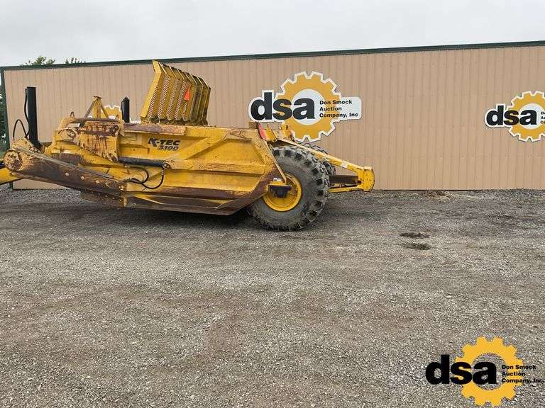 K-Tech 3100 Pull Scraper - Don Smock Auction Company