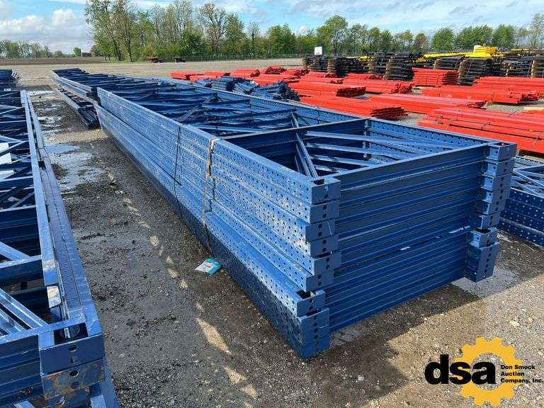 (10) 22’ x 54” Pallet Racking Legs - Don Smock Auction Company
