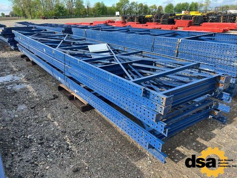 (10) 22’ x 48” Pallet Racking Legs - Don Smock Auction Company