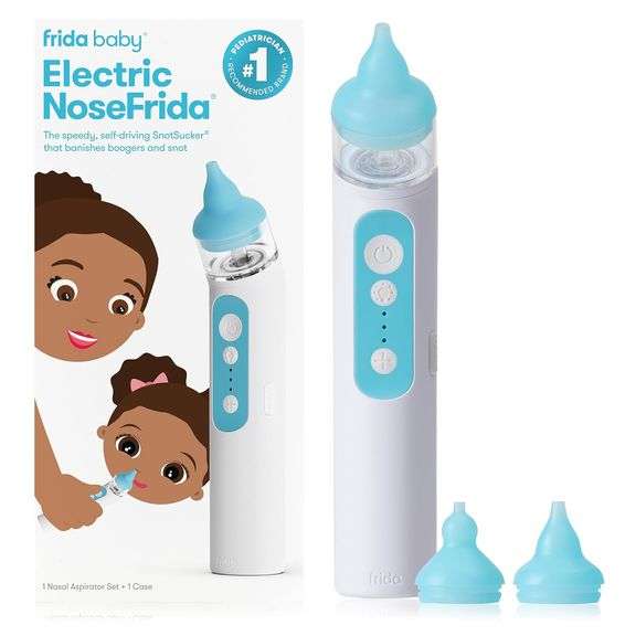 Frida Baby Electric NoseFrida Nasal Aspirator for Baby, Nose Sucker for ...