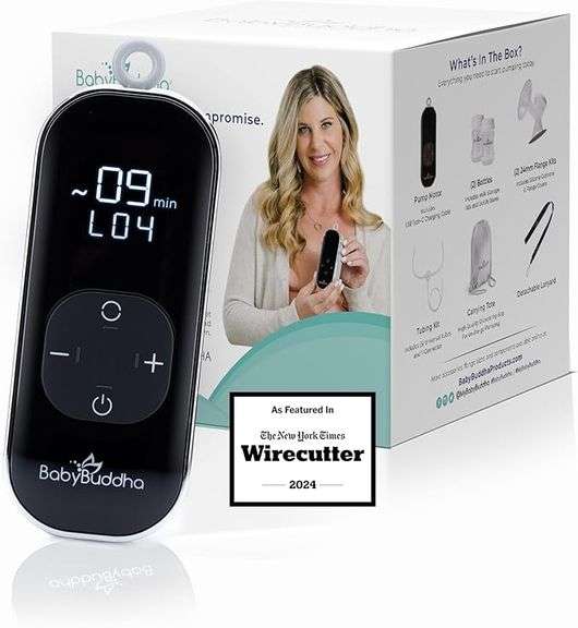 BabyBuddha Breast Pump 2.0, Wearable Electric Breastfeeding Pump with ...