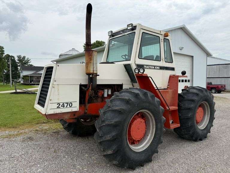 1973 JI Case 2470 4WD Traction King Tractor - Walton Realty and Auction Co. LLC